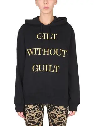 Moschino Hooded Sweatshirt - Black