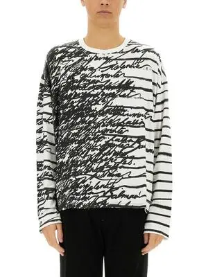 Balmain Love Letter' T Shirt - Multicolour