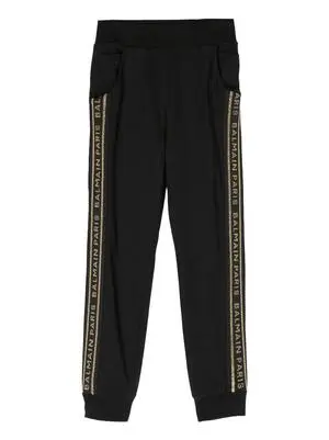 Balmain Jogger With Side Logo Band - Black