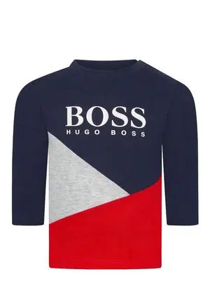 BOSS Long Sleeve Tee Shirt - Blue