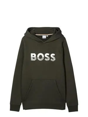 BOSS Logo Hoodie - Green