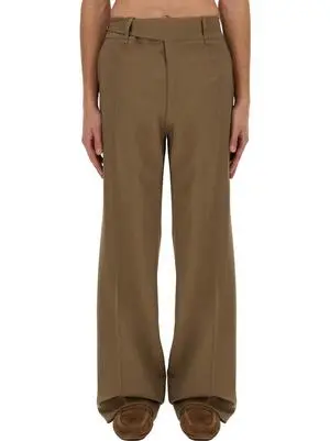 Dolce & Gabbana Tailored Virgin Wool Pants - Beige