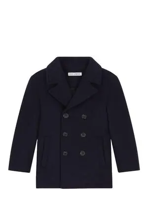 Dolce & Gabbana Double-breasted Pea Coat - Blue