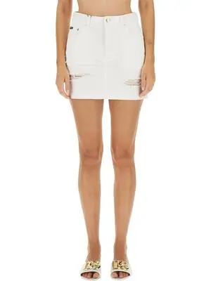 Dolce & Gabbana Mini Skirt - White