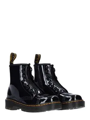 Dr. Martens Sinclair Bex J Patent Lamper Boots - Black