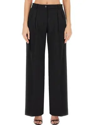 Dolce & Gabbana Flare Fit Pant - Black