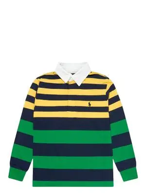 Polo Ralph Lauren Long Sleeve Rugby Knit Shirt - Multicolour