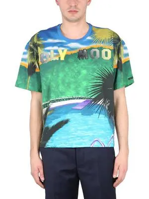 Etro California Print T Shirt - Multicolour