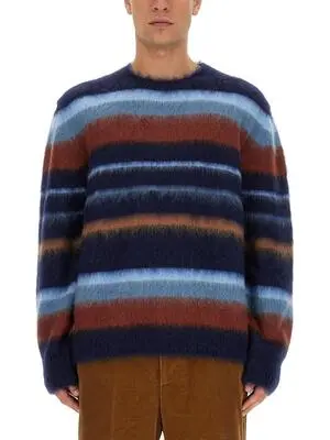 Etro Regular Fit Wool Jersey - Blue