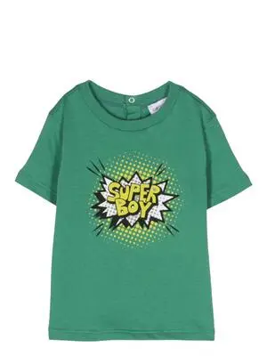 Emporio Armani Comic Print T-shirt - Green