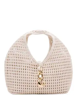 Dolce Vita Dahlia Woven Handbag - Ivory