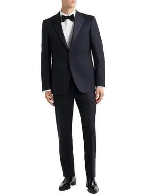 Canali Contemporary Regular Fit Wool Blend Tuxedo - Navy