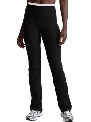 Beyond Yoga Layered Bootcut Pants - Darkest Night