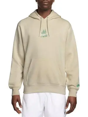 Nike Hooded Fleece Sweatshirt - Light Khaki/stadium Green