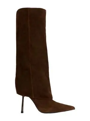 Raye Overlay Boot - Dark Brown