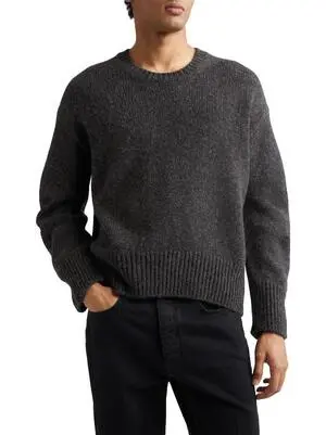Givenchy Cocoon Sleeve Crewneck Sweater - Grey Mix