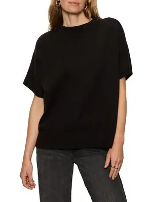 Sanctuary Elbow Sleeve Sweater - Black