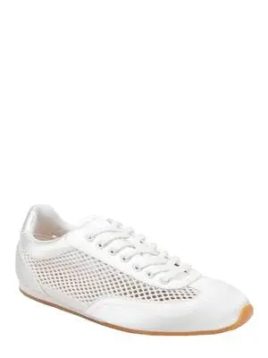 Badgley Mischka Inez Low-profile Sneaker - Ivory Satin