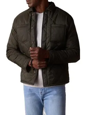 THE NORMAL BRAND Quilted Jacket With Fleece Lining - Alpine