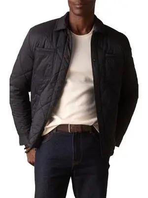 THE NORMAL BRAND Quilted Jacket With Fleece Lining - Black