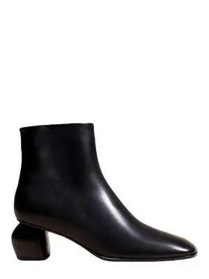 MI/MAI Tadao Low Heel Ankle Boots - Black