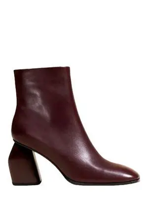 MI/MAI Rams High Heel Ankle Boot - Burgundy
