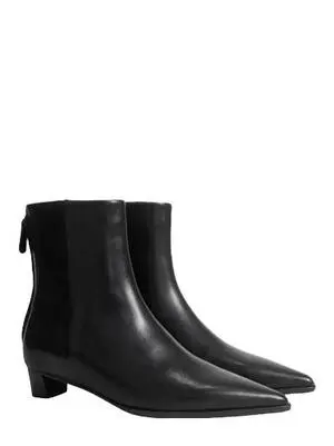 MI/MAI Kith Low Heel Ankle Boots - Black
