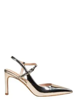 MI/MAI Emy Slingback Stiletto Silver