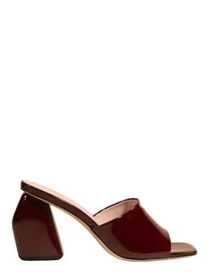 MI/MAI Gemma High Heel Mule - Burgundy