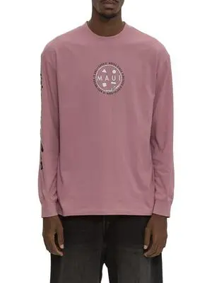 MAUI & SONS Chaser Graphic Long Sleeve T-shirt - Foxglove