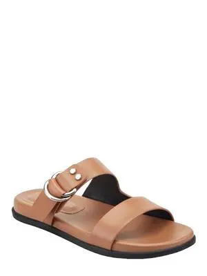 Marc Fisher Gia Slide Sandal - Medium Natural