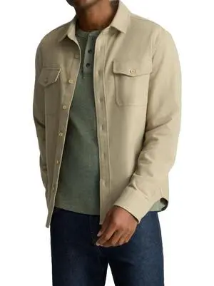 UNTUCKIT Demarin Cotton Overshirt - Green
