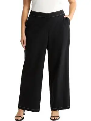 TAHARI ASL Wide Leg Trousers