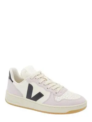 VEJA V-10 Prime Sneaker - Pure Black Parme