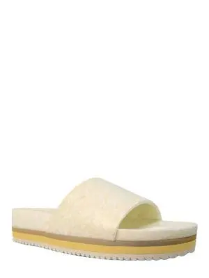 FLEKS East Beach Platform Slide Sandal - Chamois