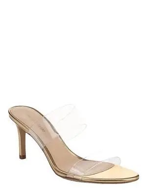 Veronica Beard Asha 75 Sandal - Clear/pale Gold