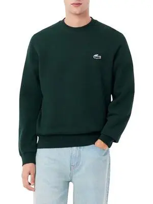 Lacoste Classic Fit Cotton French Terry Sweatshirt - Forest Green