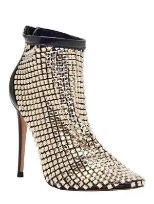 Steve Madden Dancin' Crystal Mesh Bootie - Gold Multi