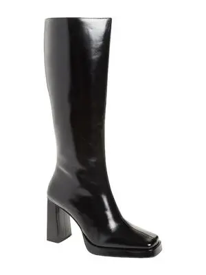Jeffrey Campbell Maximal Knee High Boots - Black