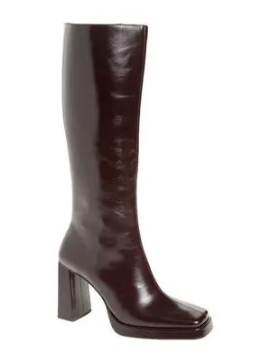 Jeffrey Campbell Maximal Knee High Boots - Espresso