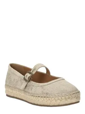 Lucky Brand Orlyna Espadrille Mary Jane Flat - Natural/platino Mix