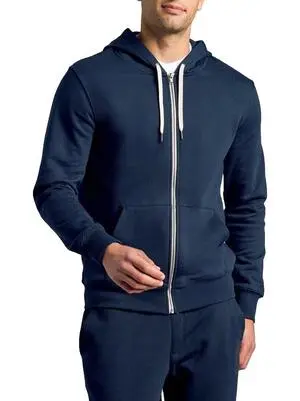 True Classic Fleece Zip Hoodie - Navy