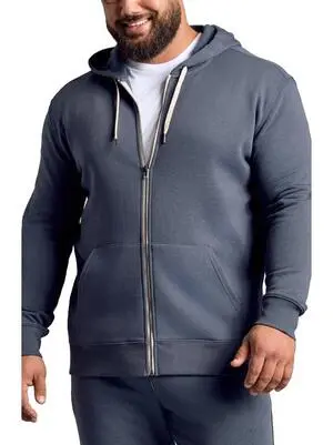 True Classic Fleece Zip Hoodie - Stormy
