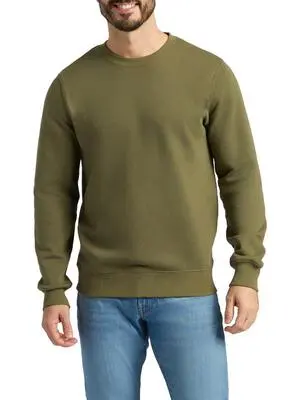 True Classic Fleece Crewneck Sweatshirt - Military Green
