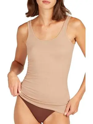 Icebreaker Siren Merino Wool Blend Tank - Praline