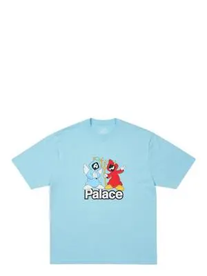PALACE Right And Wrong T-shirt - Skyline Blue