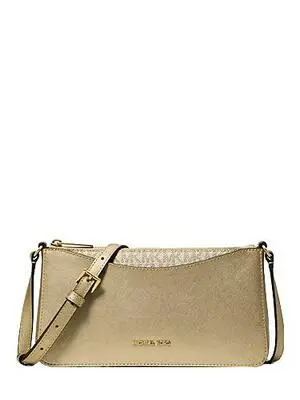 Michael Kors Arden Medium Metallic Crossbody Bag - Gold