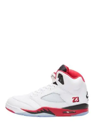 JORDAN 5 Retro Og Sneaker - White/red/black