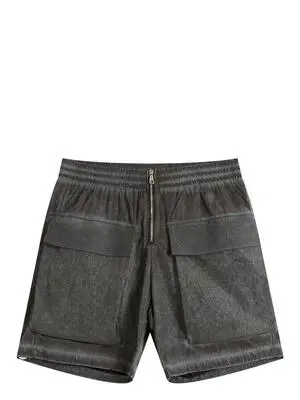 COLE BUXTON Cold Washed Cargo Short - Washed Black