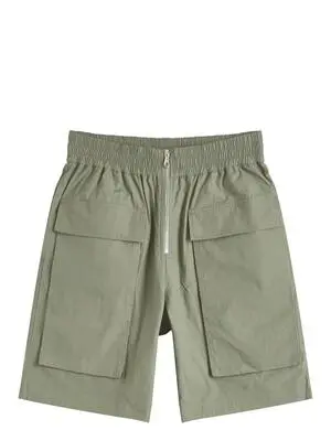 COLE BUXTON Cotton Cargo Shorts - Khaki